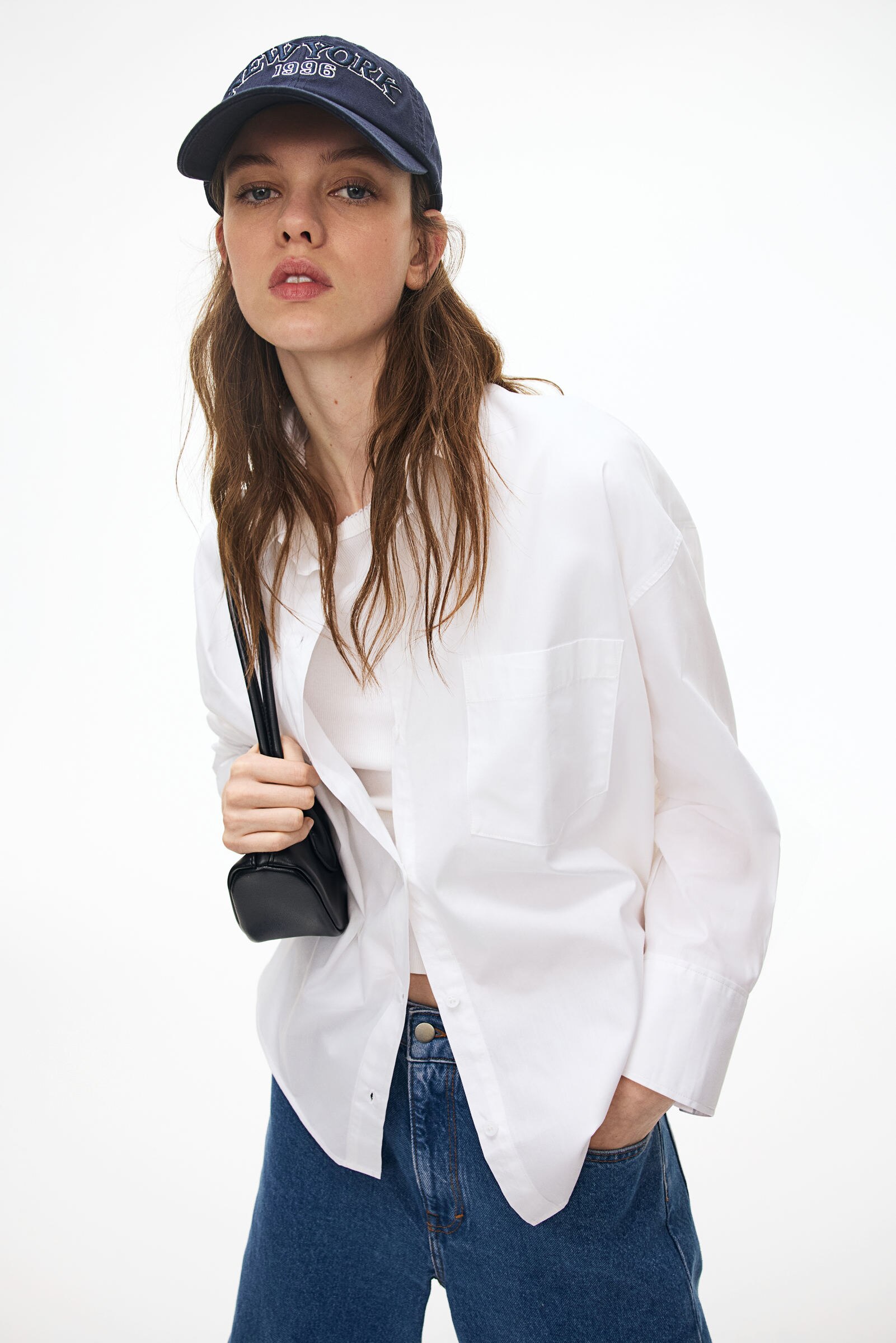 Camisa oversize de algodón | H&M CL