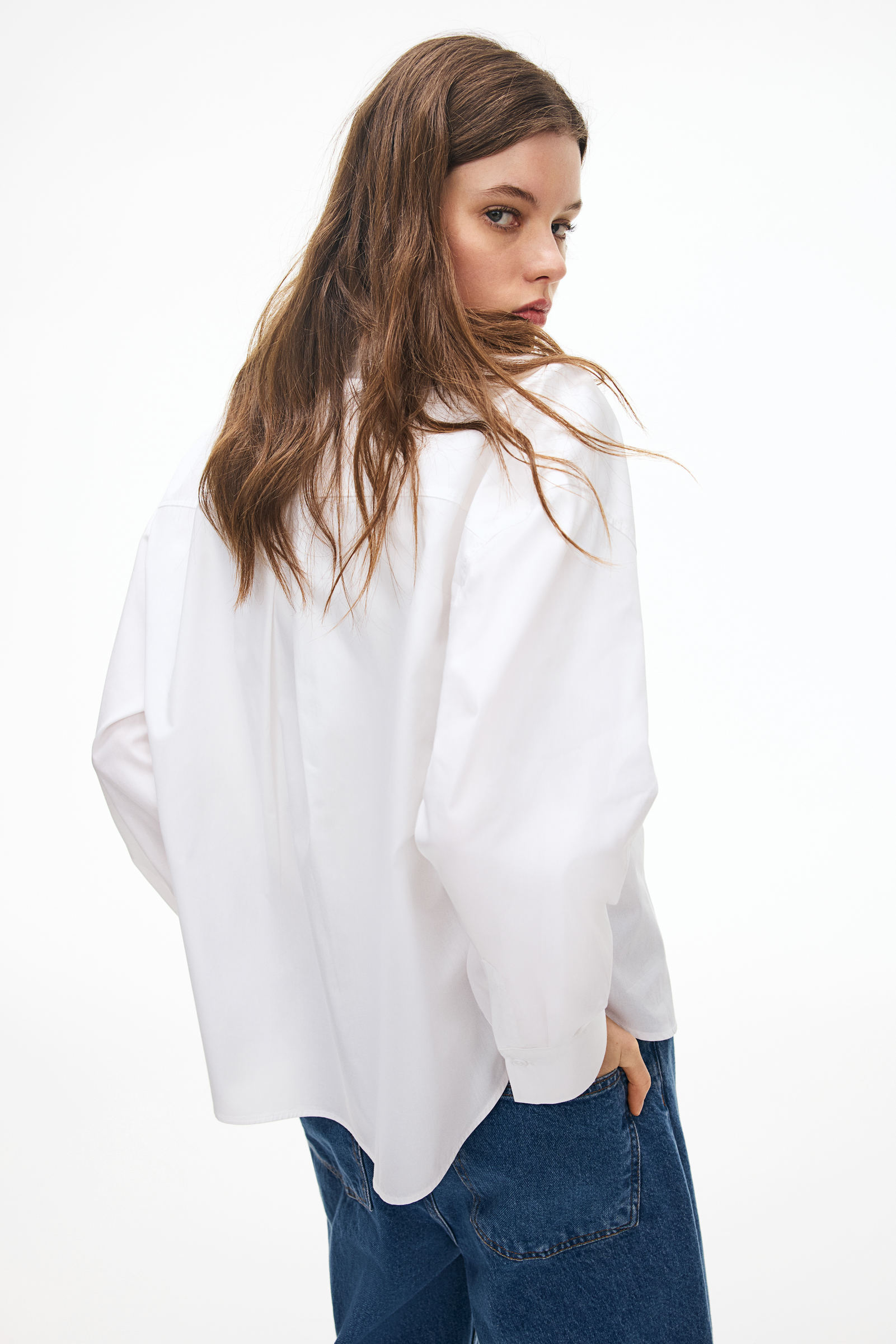 Camisa oversize de algodón | H&M CL